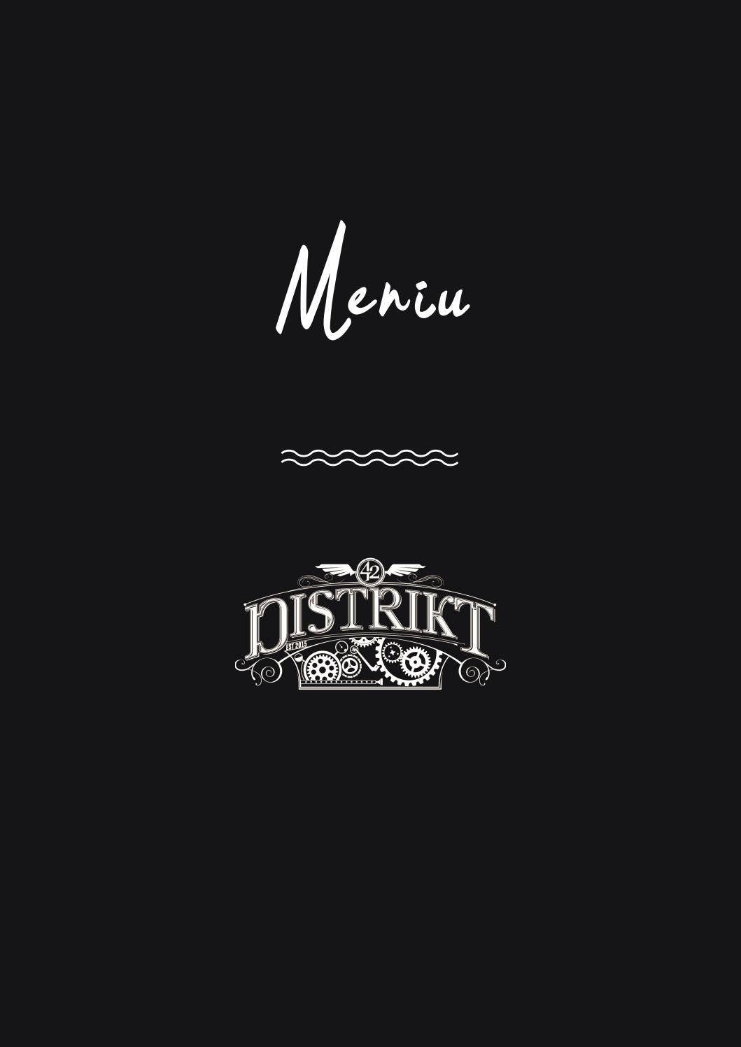 Distrikt 42 Restaurant Menu by Alex Grigore - Issuu