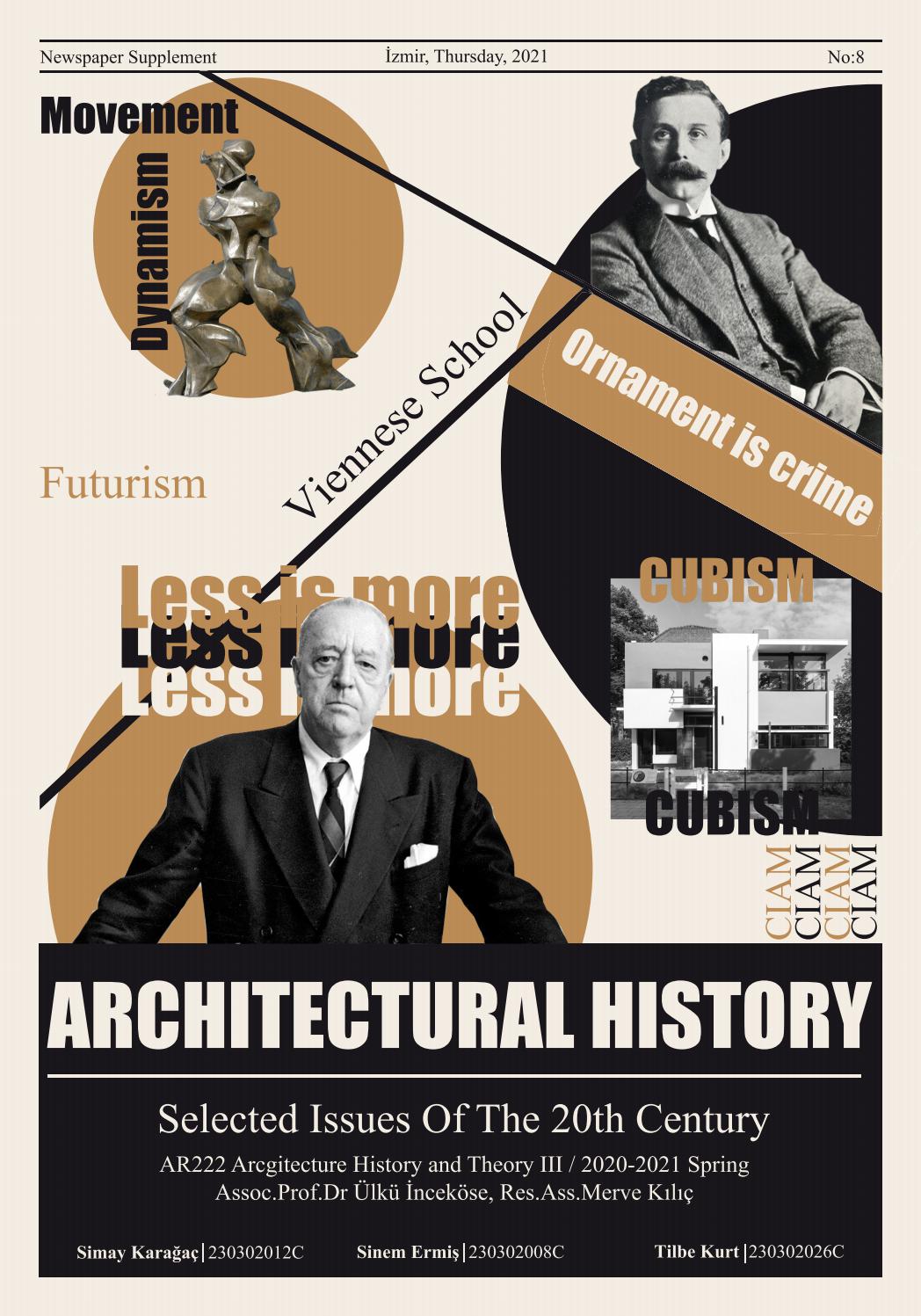 Architectural History Newspaper by Tilbe Kurt - Issuu