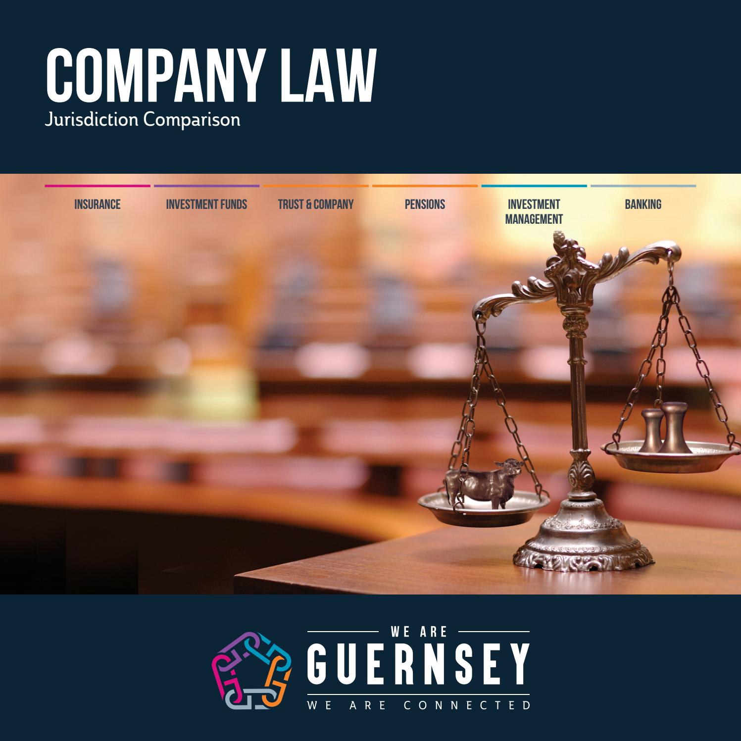 Company Law - Jurisdiction Comparison by Guernsey Finance - Issuu