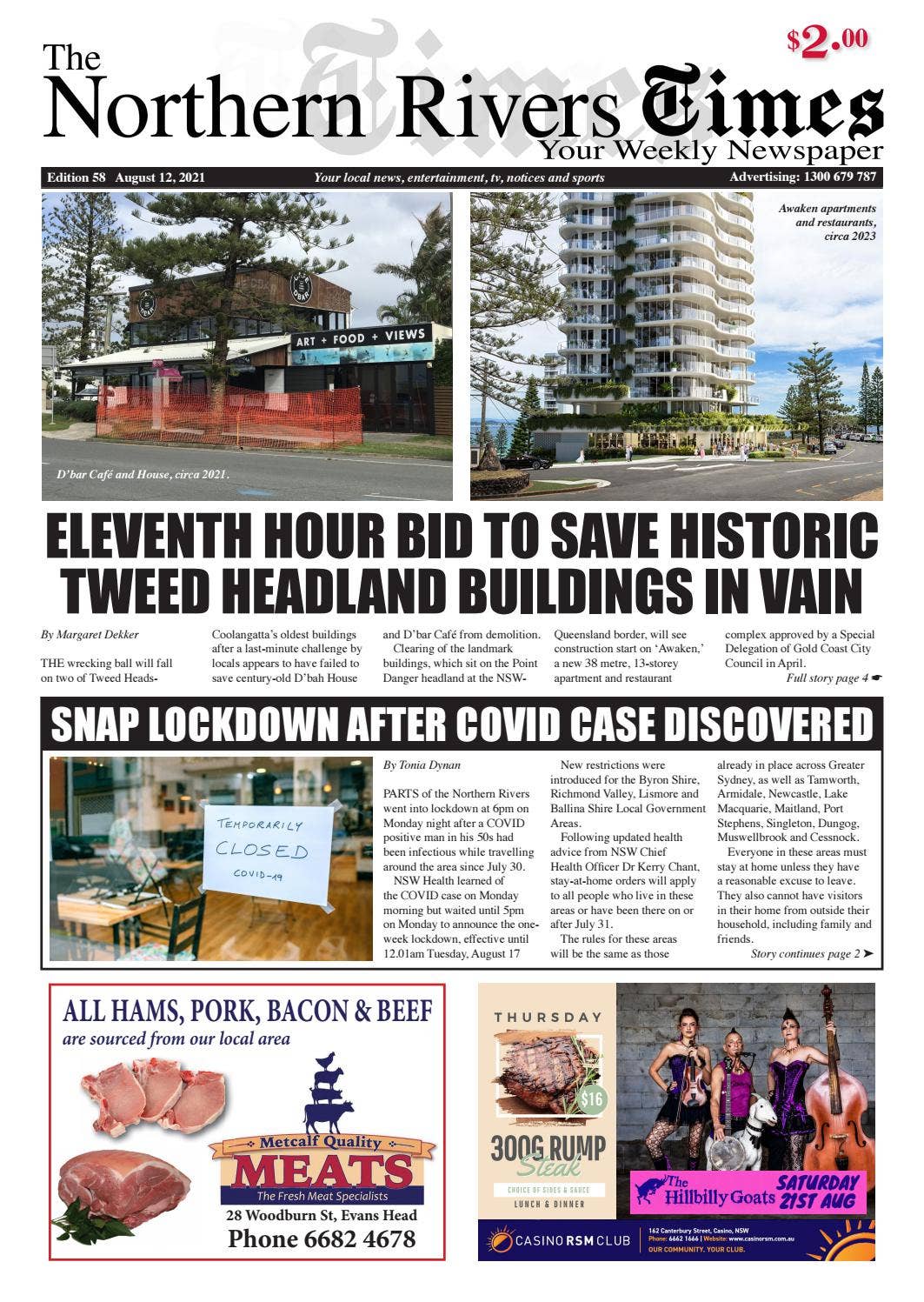 The Northern Rivers Times Edition 58 by The Northern Rivers Times - Issuu