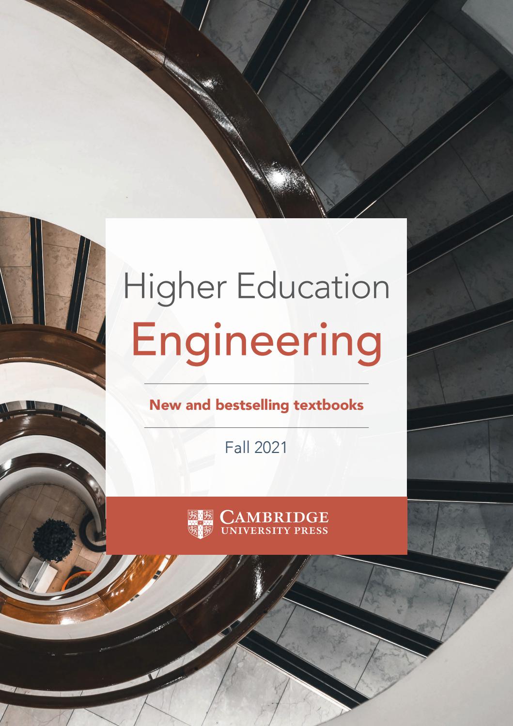 Engineering Textbooks from Cambridge University Press - Fall 2021 by ...