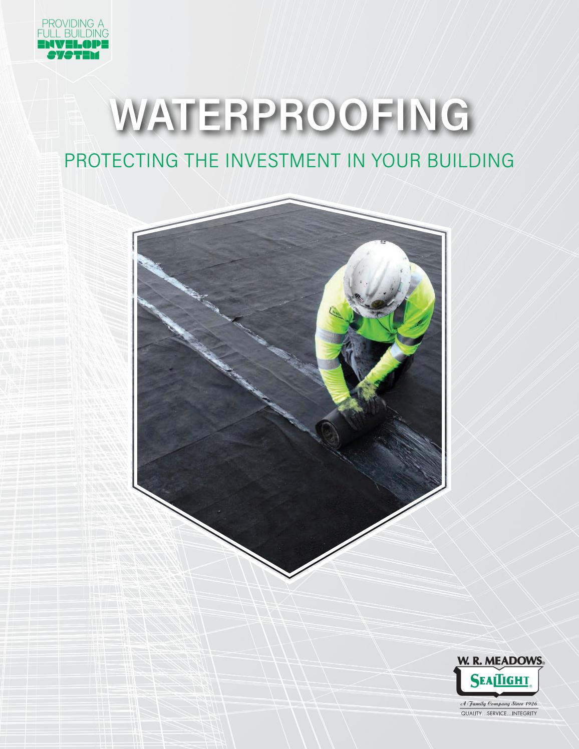 W.R. Meadows Waterproofing by Ram Tool Construction Supply Co. - Issuu