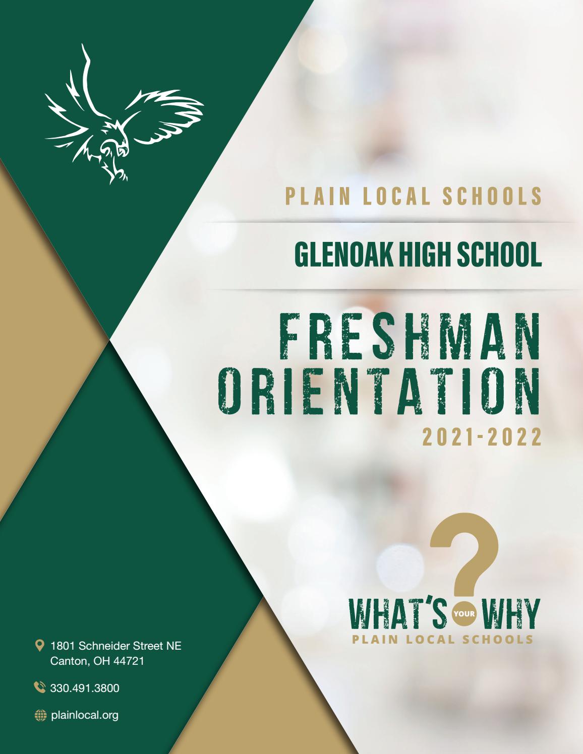 2021 Freshman Orientation Packet by Plain Local Schools - Issuu
