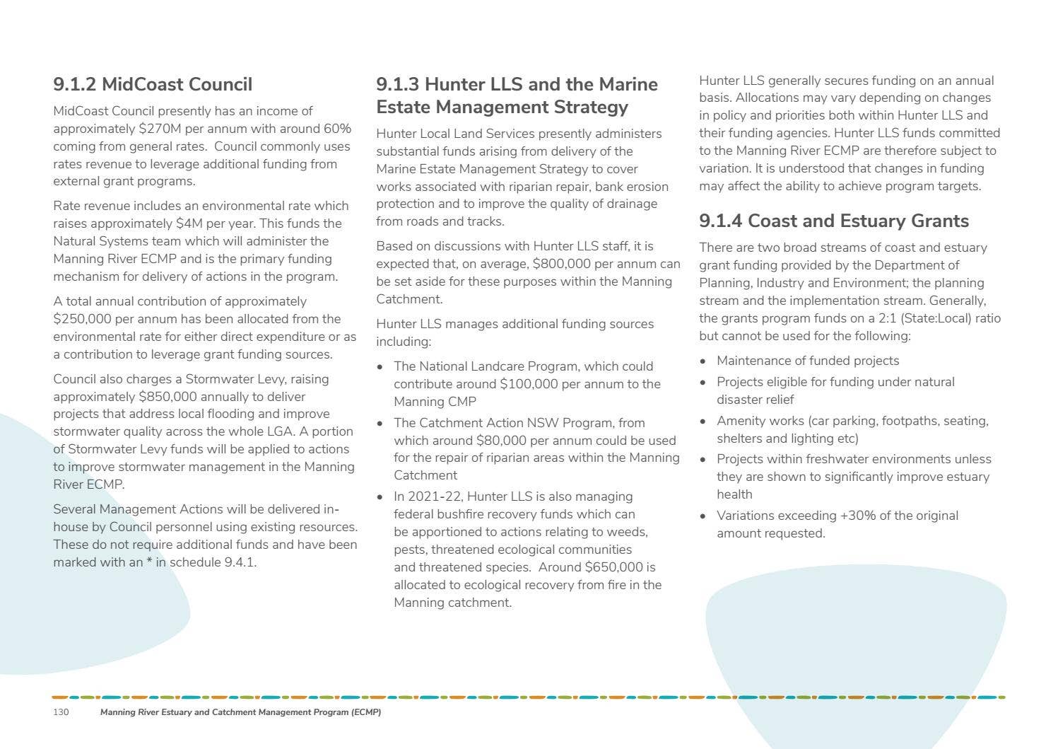 Manning River Estuary Catchment and Management Program 2021-2031 by ...