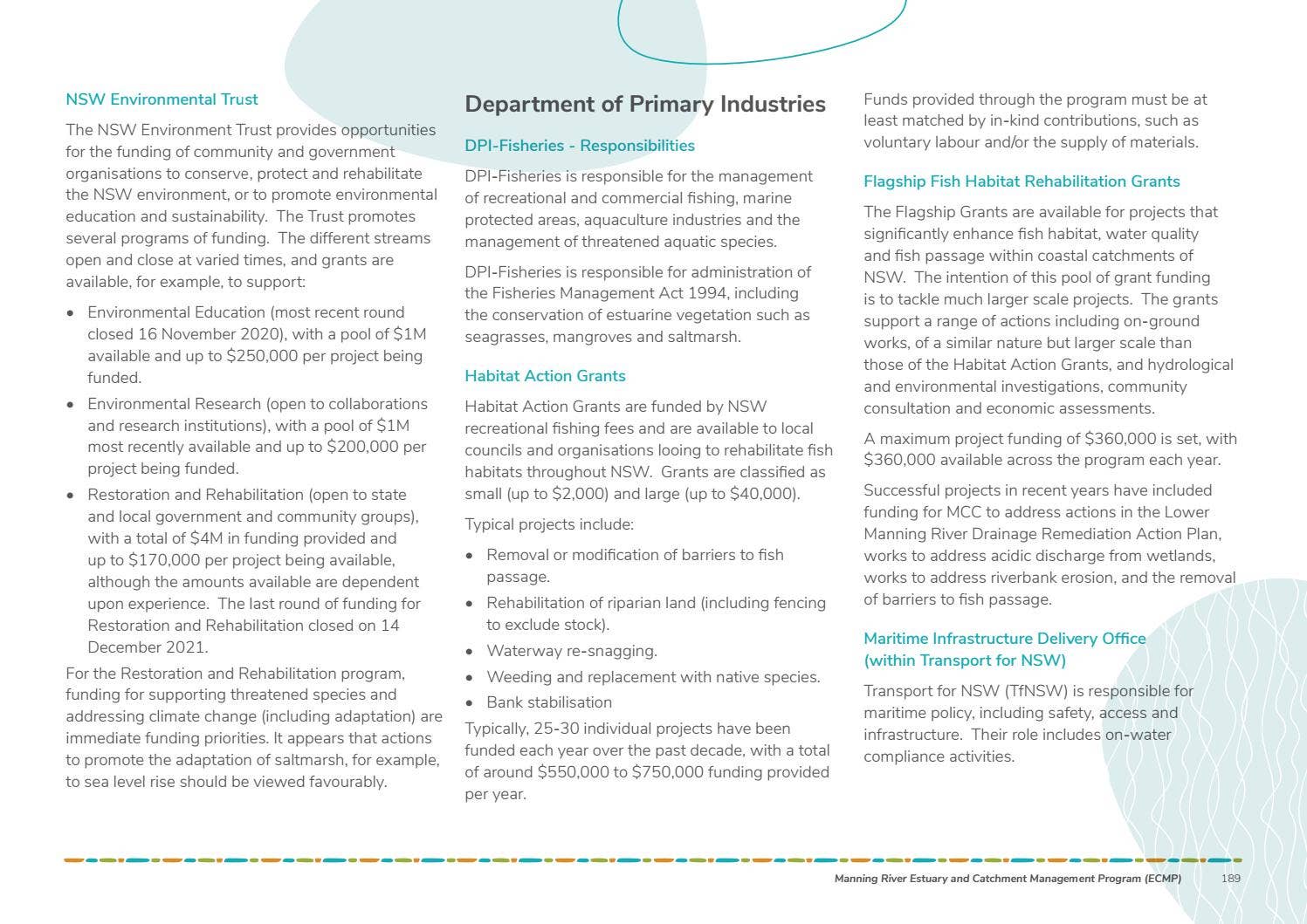 Manning River Estuary Catchment and Management Program 2021-2031 by ...