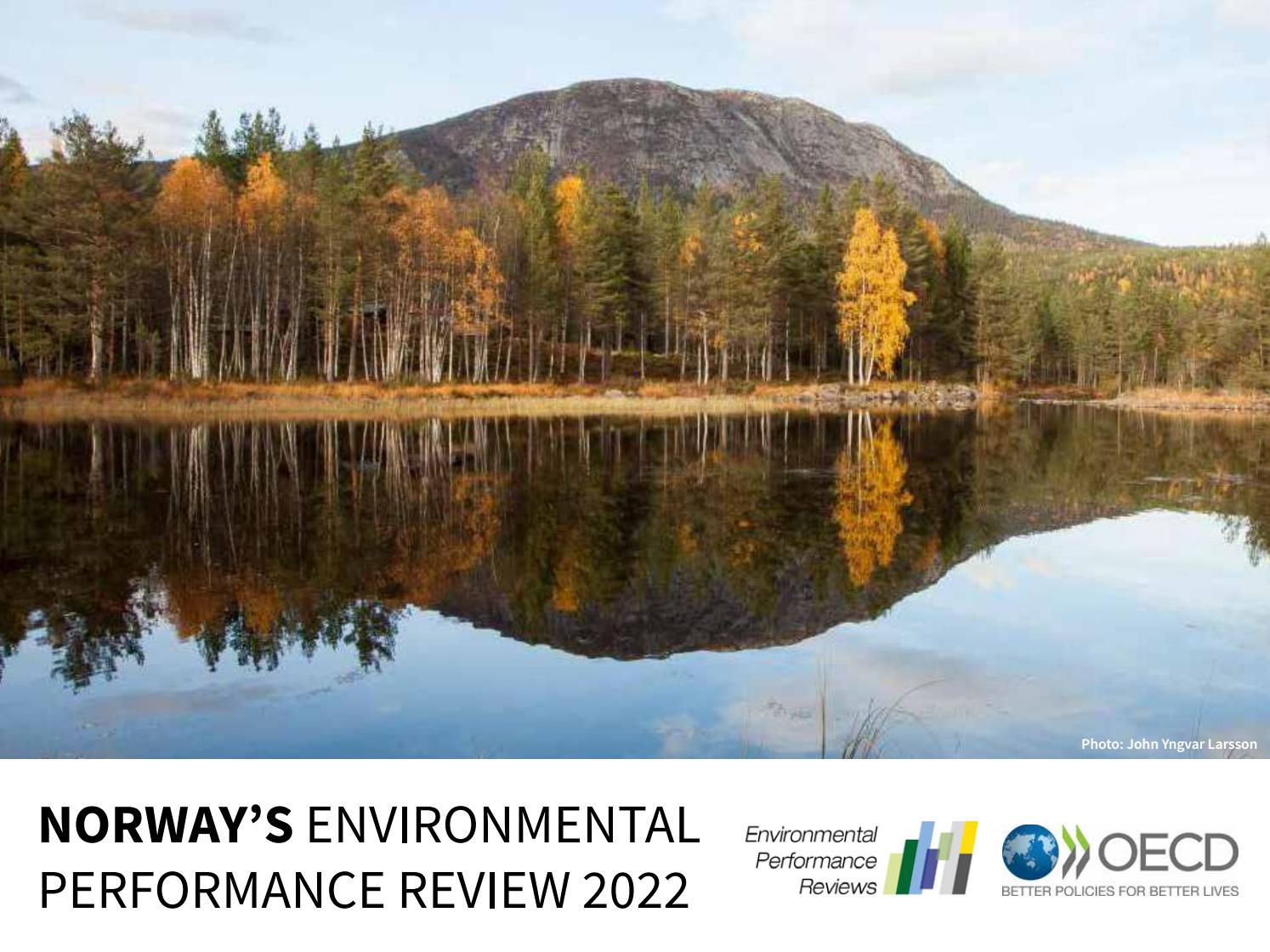 OECD Environmental Performance Review of Norway 2022 - Virtual review ...