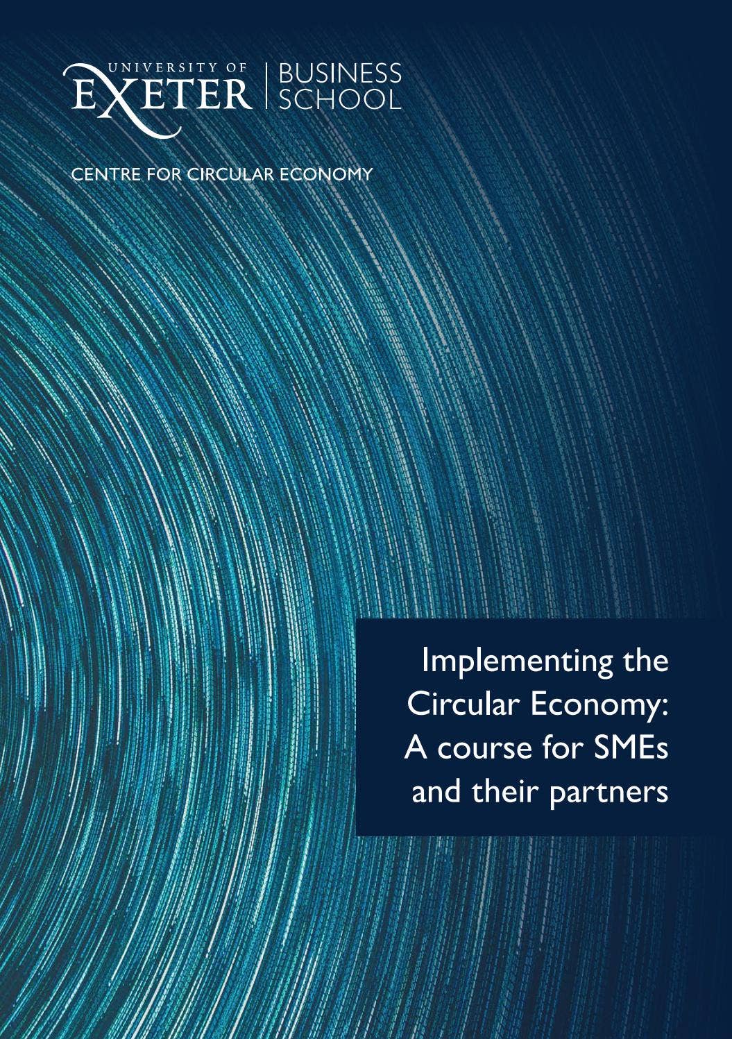 Implementing the Circular Economy: A course for SMEs and their partners ...