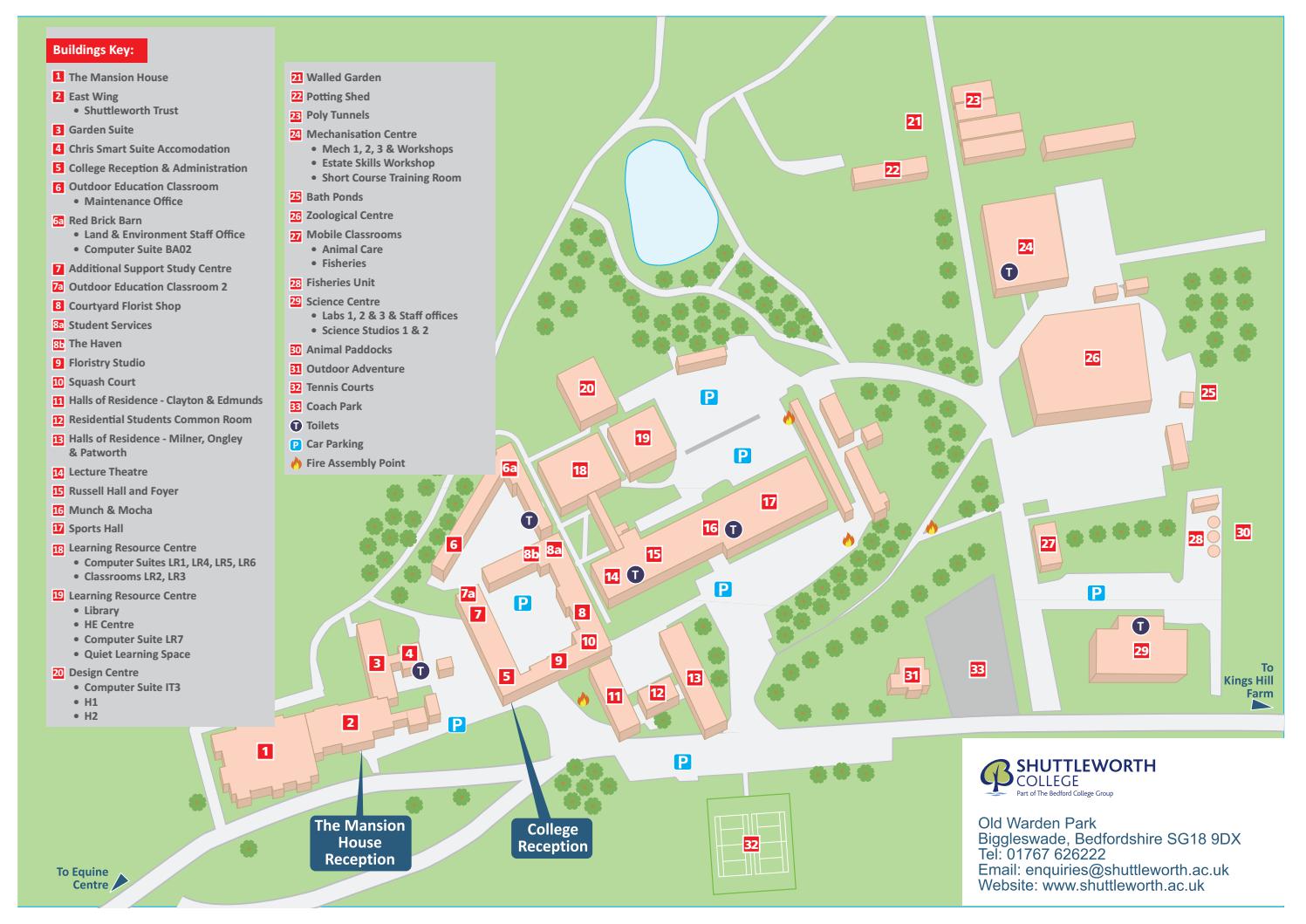 Shuttleworth Campus Map by The Bedford College Group - Issuu