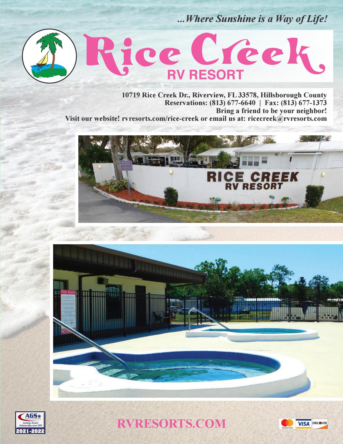 Rice Creek RV Resort by AGS/Texas Advertising - Issuu
