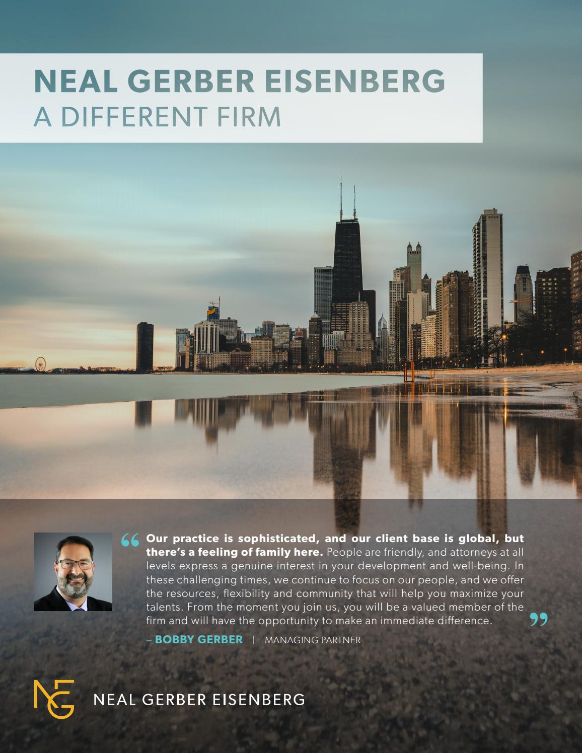 NGE 2022 Summer Associate Program Brochure by Neal Gerber Eisenberg - Issuu