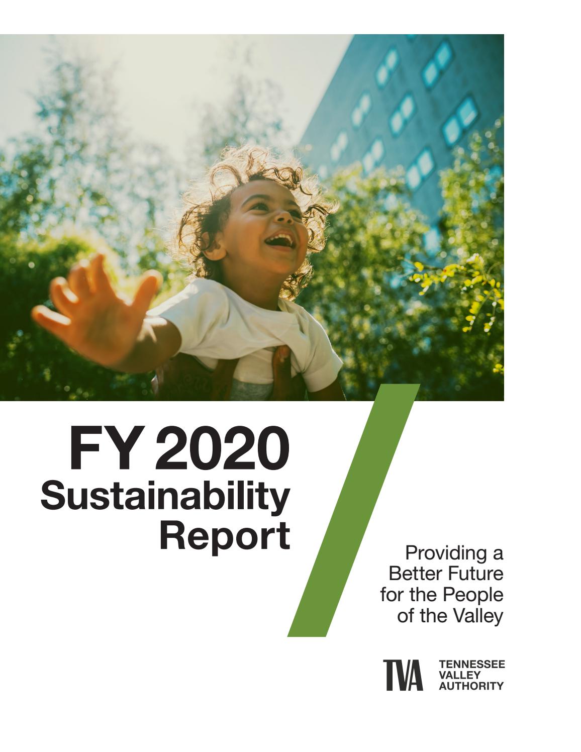 TVA Sustainability Report FY2020 by Tennessee Valley Authority - Issuu