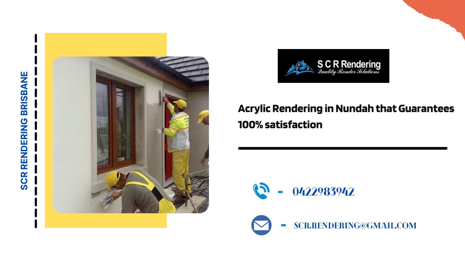 Acrylic Rendering in Nundah that Guarantees 100% satisfaction by scr-rendering - Issuu