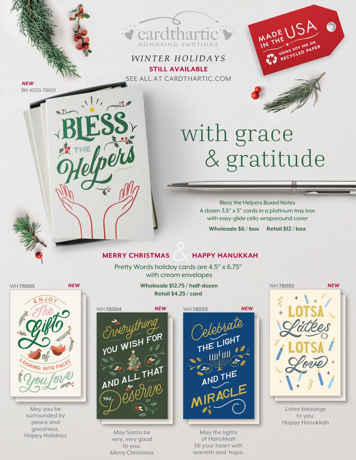 Cardthartic Winter Holiday 2021 Catalog by Cheryl Fletcher - Issuu