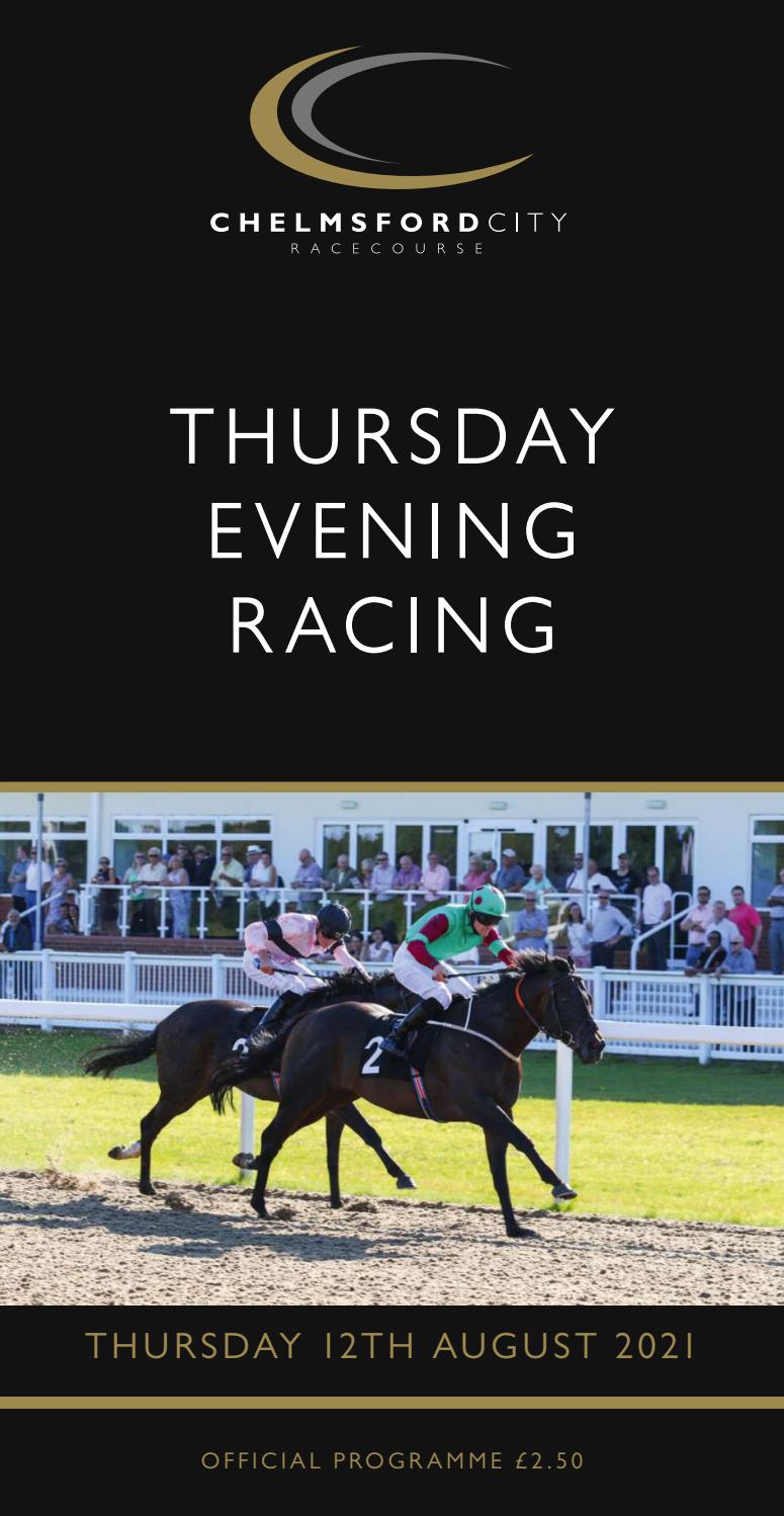 Chelmsford City Racecard - Thursday 12th August by Weatherbys - Issuu
