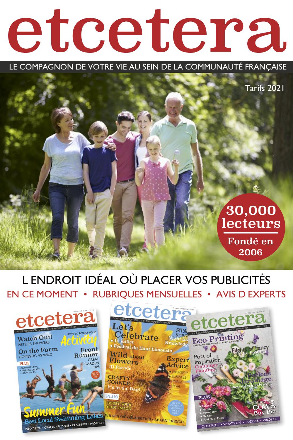 Tarifs Français by etcetera-France - Issuu