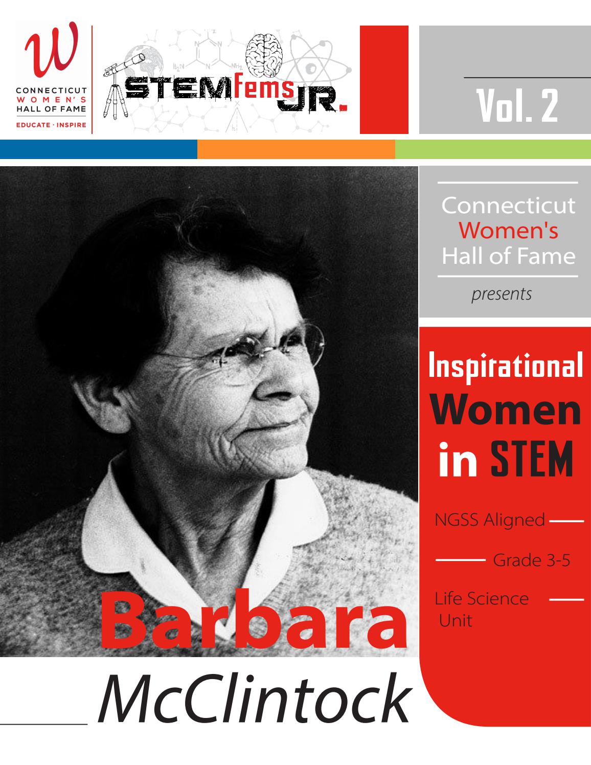 STEMfems Jr: Barbara McClintock Inspirational Women in STEM by ctwomen ...