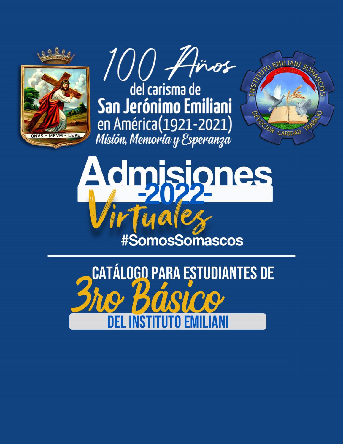 Catálogo para estudiantes de 3ro Básico del Instituto Emiliani by ...