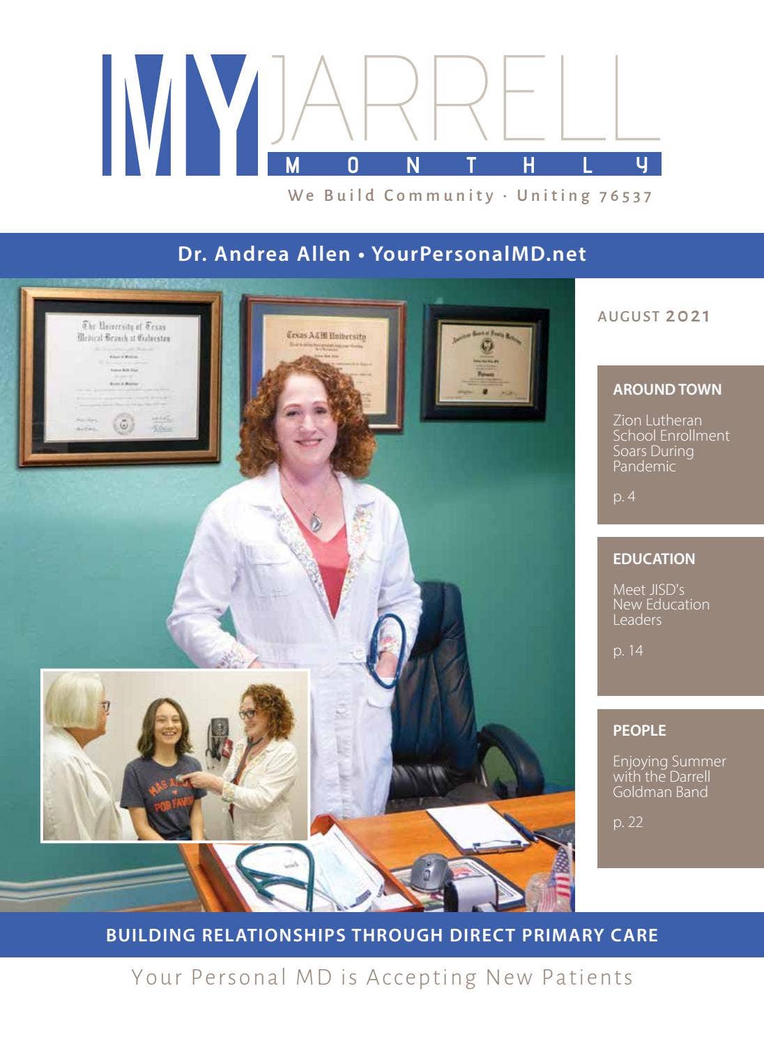 My Jarrell Monthly August 2021 by Fidelis Publishing Group, LLC - Issuu