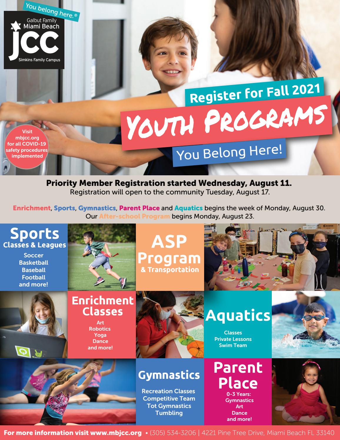 2021-2022 Registration by Miami Beach JCC - Issuu