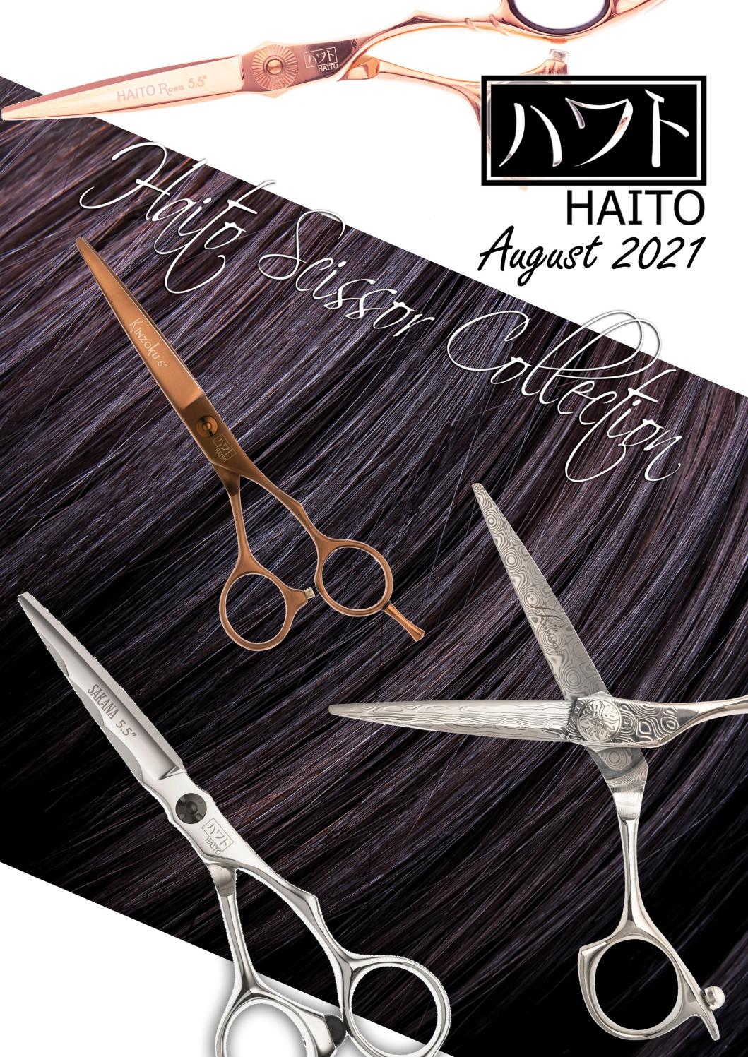 HAITO Scissor Catalogue August 2021 by HAIR TOOLS LTD - Issuu