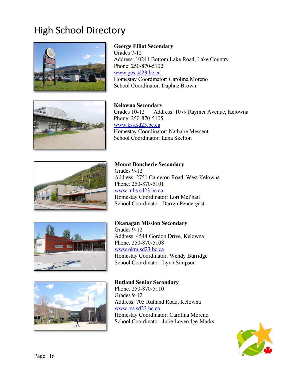 Middle and High School Directory by centralokanaganinternational - Issuu