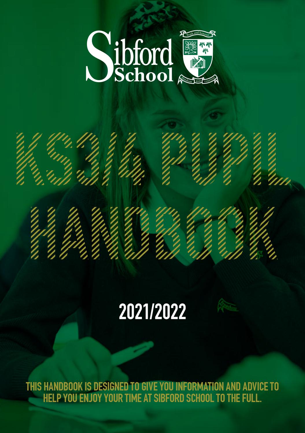 Sibford School Pupil Handbook 2021/22 by SibfordOxon - Issuu