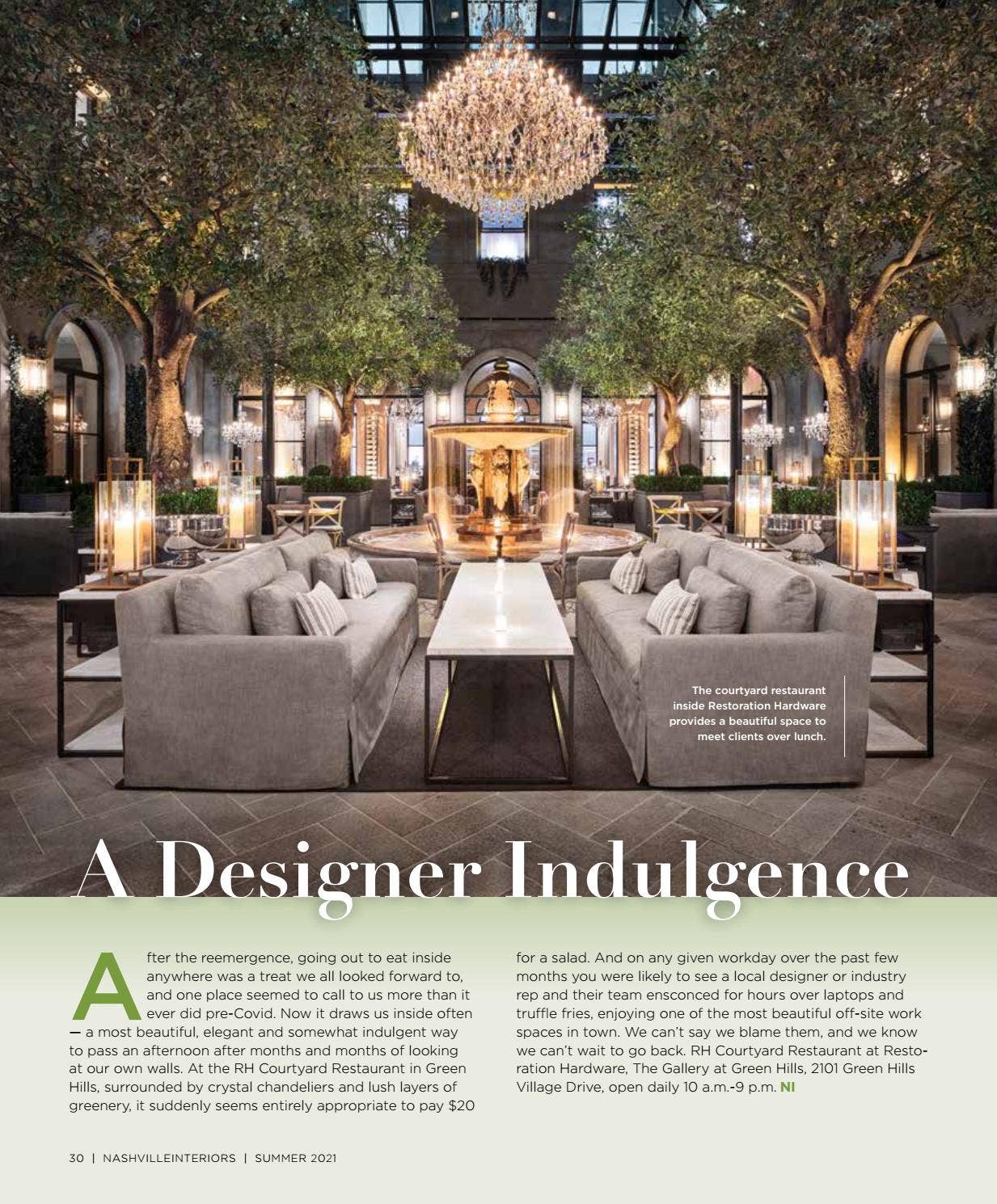 Nashville Interiors Summer 2021 by Nashville Interiors - Issuu