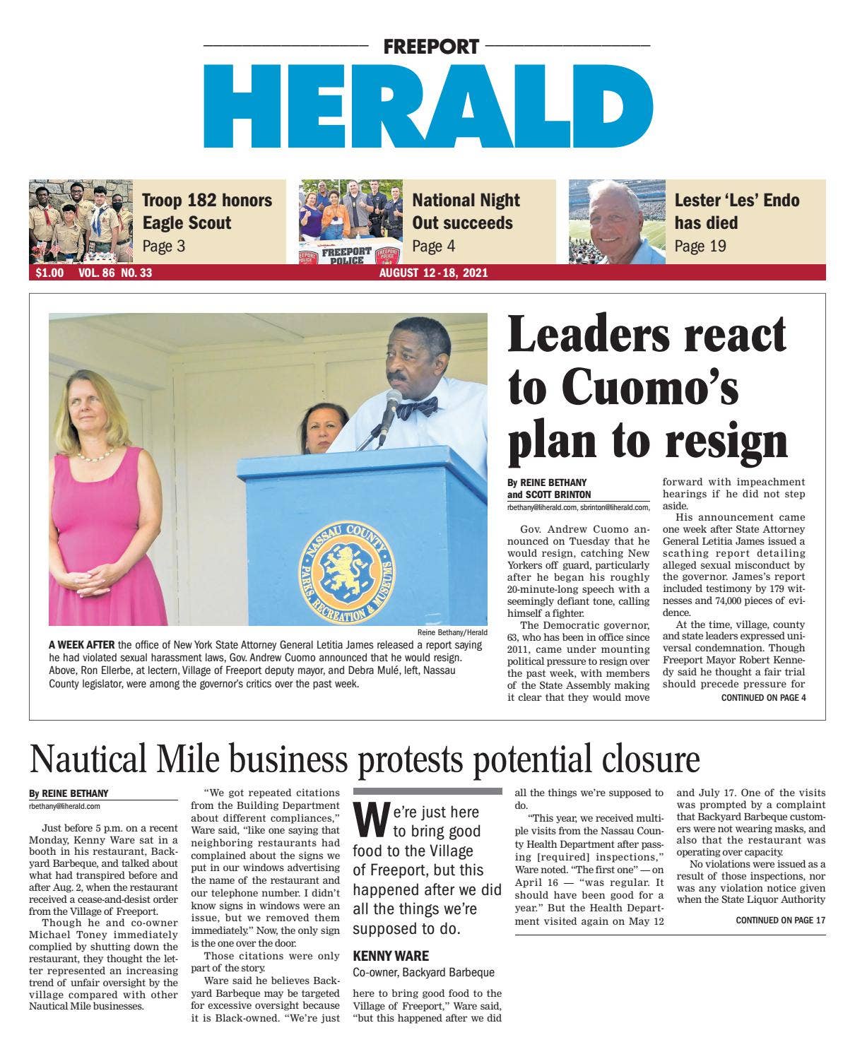 Freeport Herald 08-12-2021 by Richner Communications, Inc - Issuu