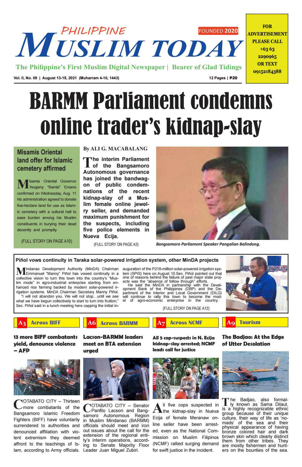 Philippine Muslim Today by Philippine Muslim Today - Issuu