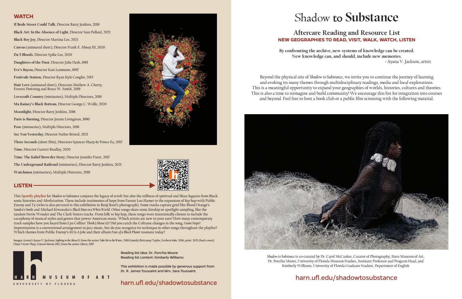 Shadow to Substance Aftercare Resource List by harnmuseumofart - Issuu