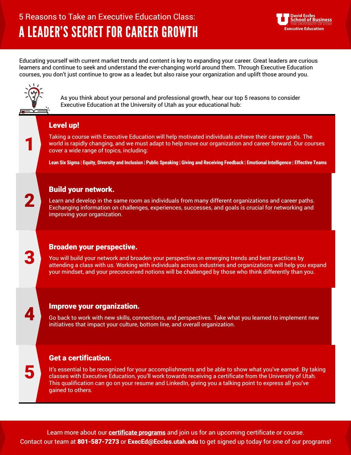 5 Reasons to Take an Executive Education Class: A Leader’s Secret for ...