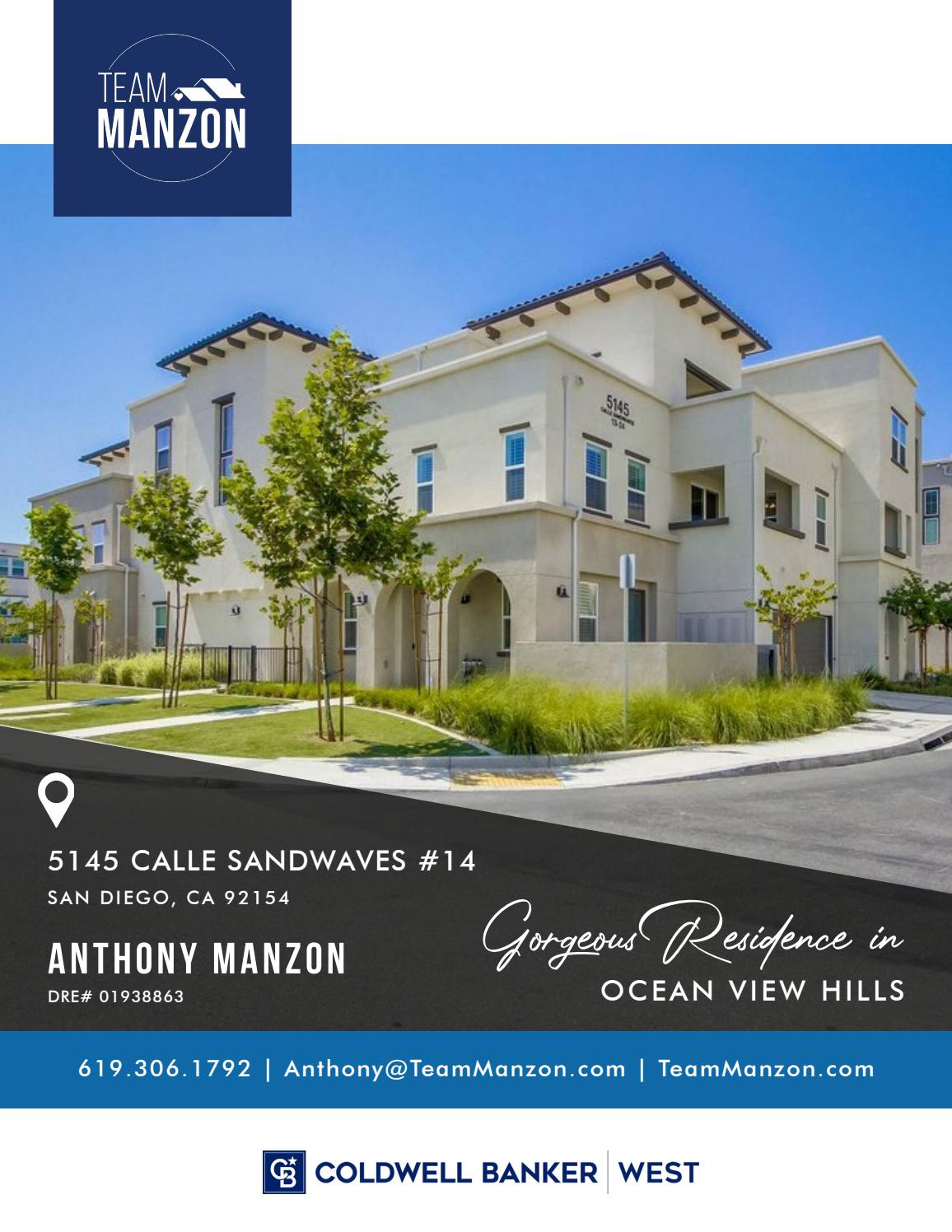 Anthony Manzon presents: 5145 Calle Sandwaves #14 by Coldwell Banker West - Issuu