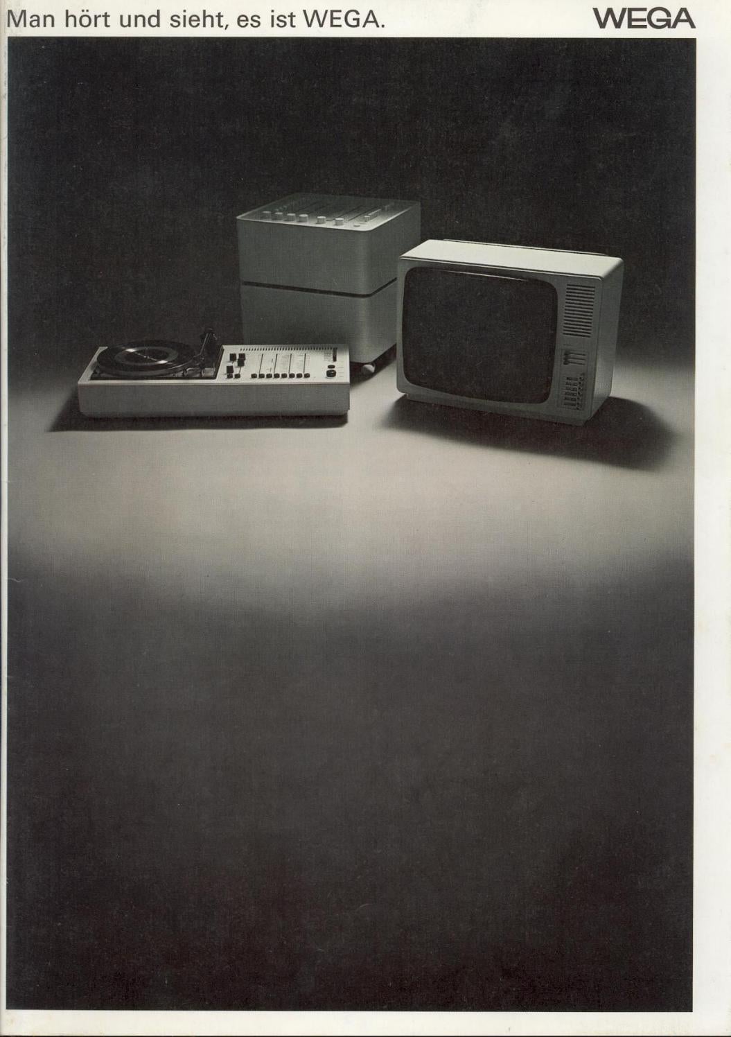 Wega Programm 1971 - Man h rt und sieht, es ist Wega. by Alex Chernyak - Issuu