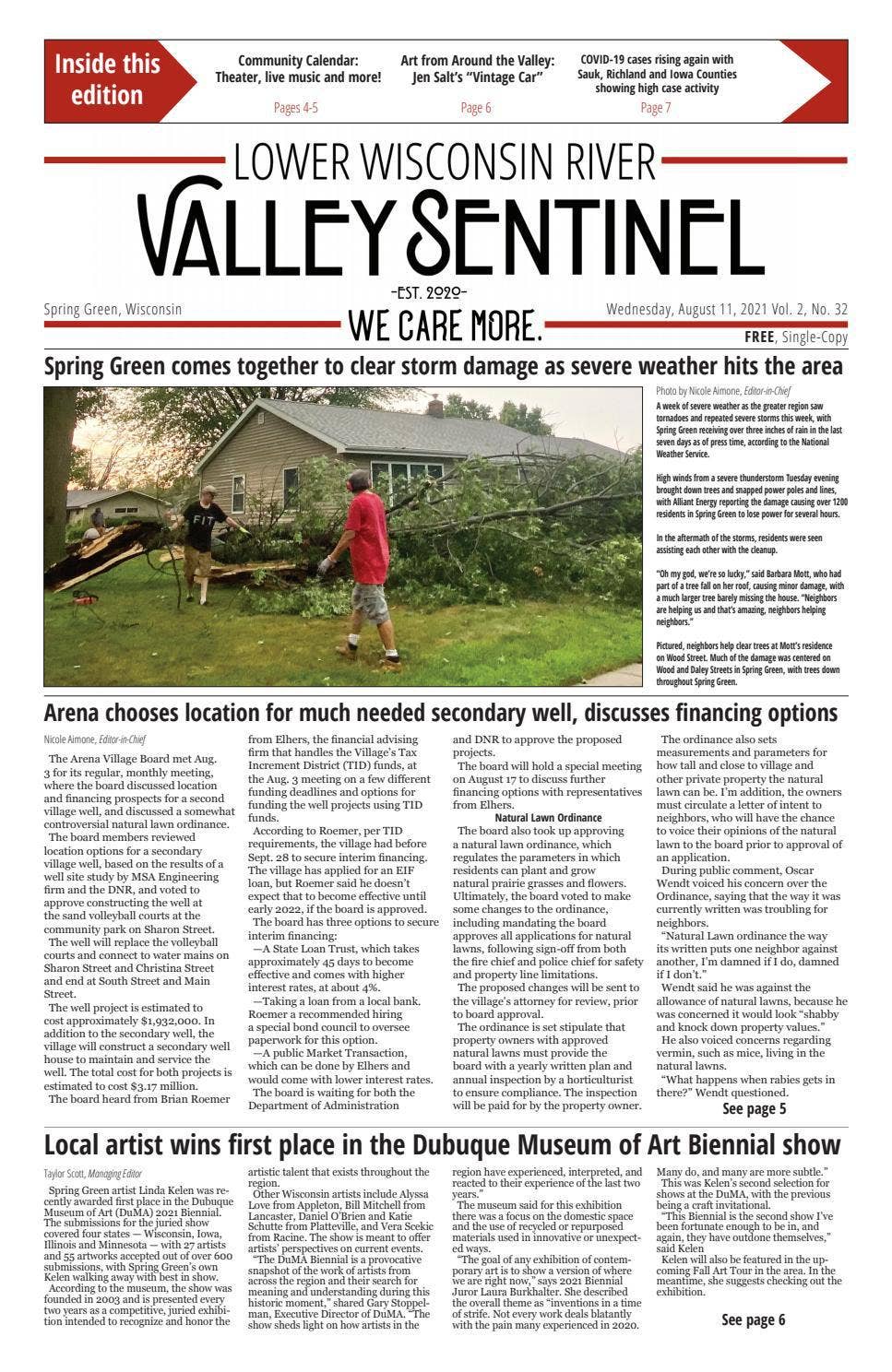 Valley Sentinel - 08-11-2021 by Valley Sentinel - Issuu