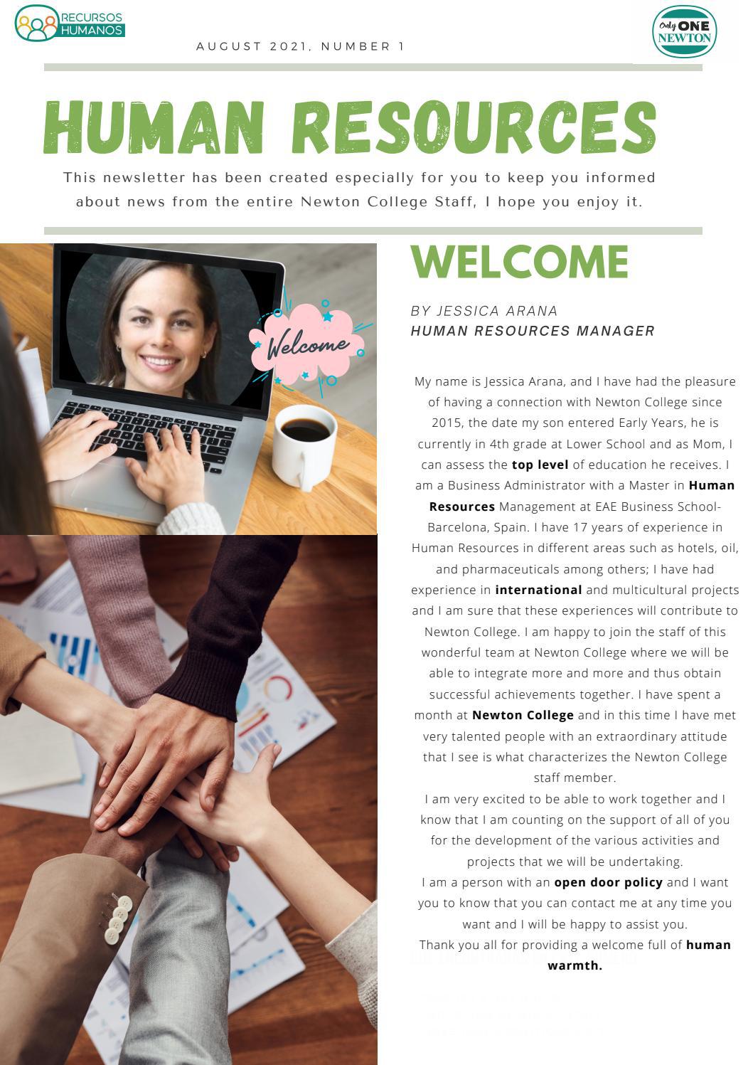 HR Newton Bulletin by recursoshumanosnc - Issuu