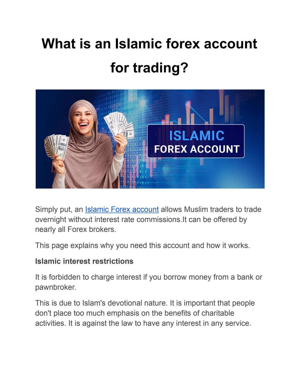 Islamic Forex Account | Best Islamic Forex Brokers List by ...
