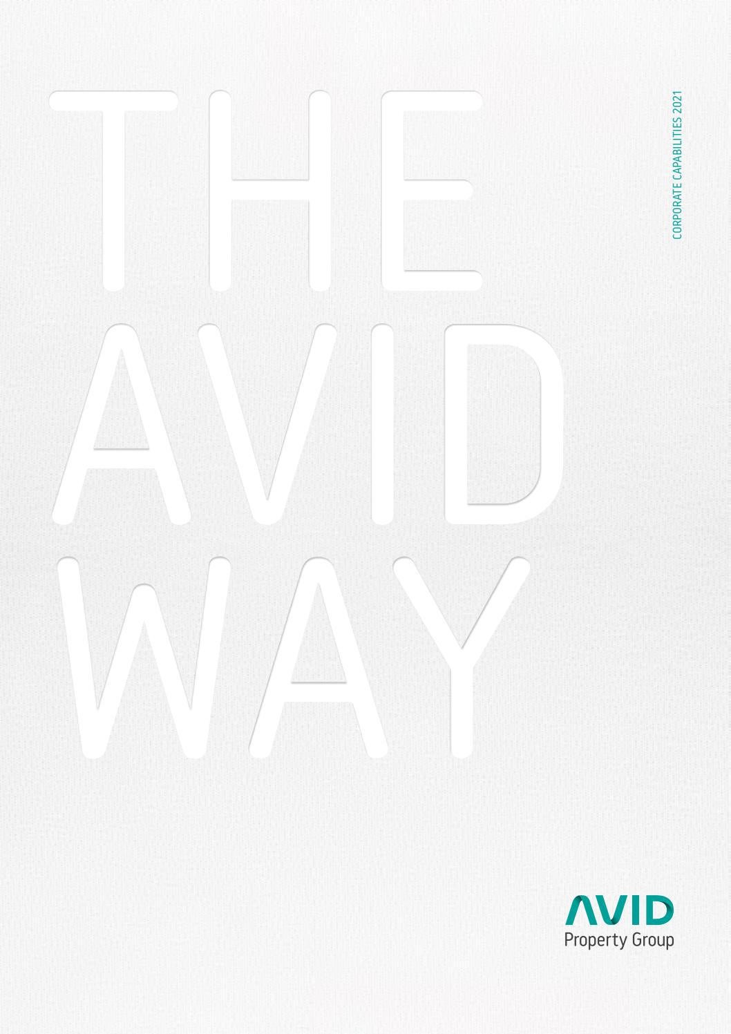 AVID | Capability Brochure by AVID Property Group - Issuu