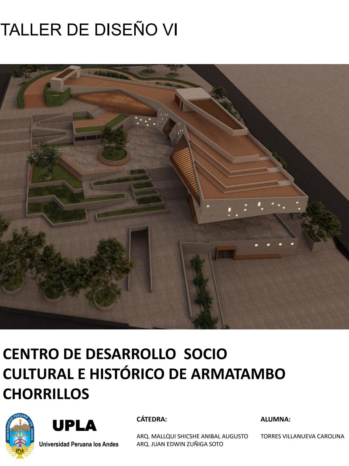 CENTRO DE DESARROLLO SOCIO CULTURAL E HISTÓRICO DE ARMATAMBO CHORRILLOS ...