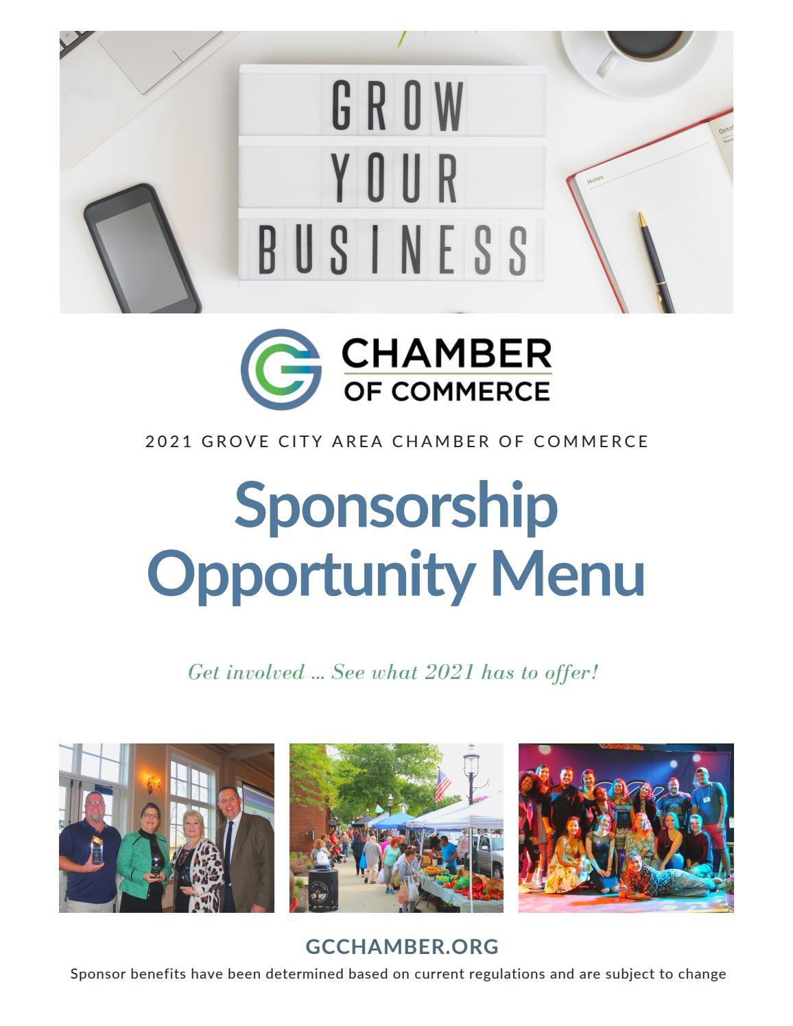 2021 GCACC Sponsorship Opportunities Media Kit by Chamber Business ...