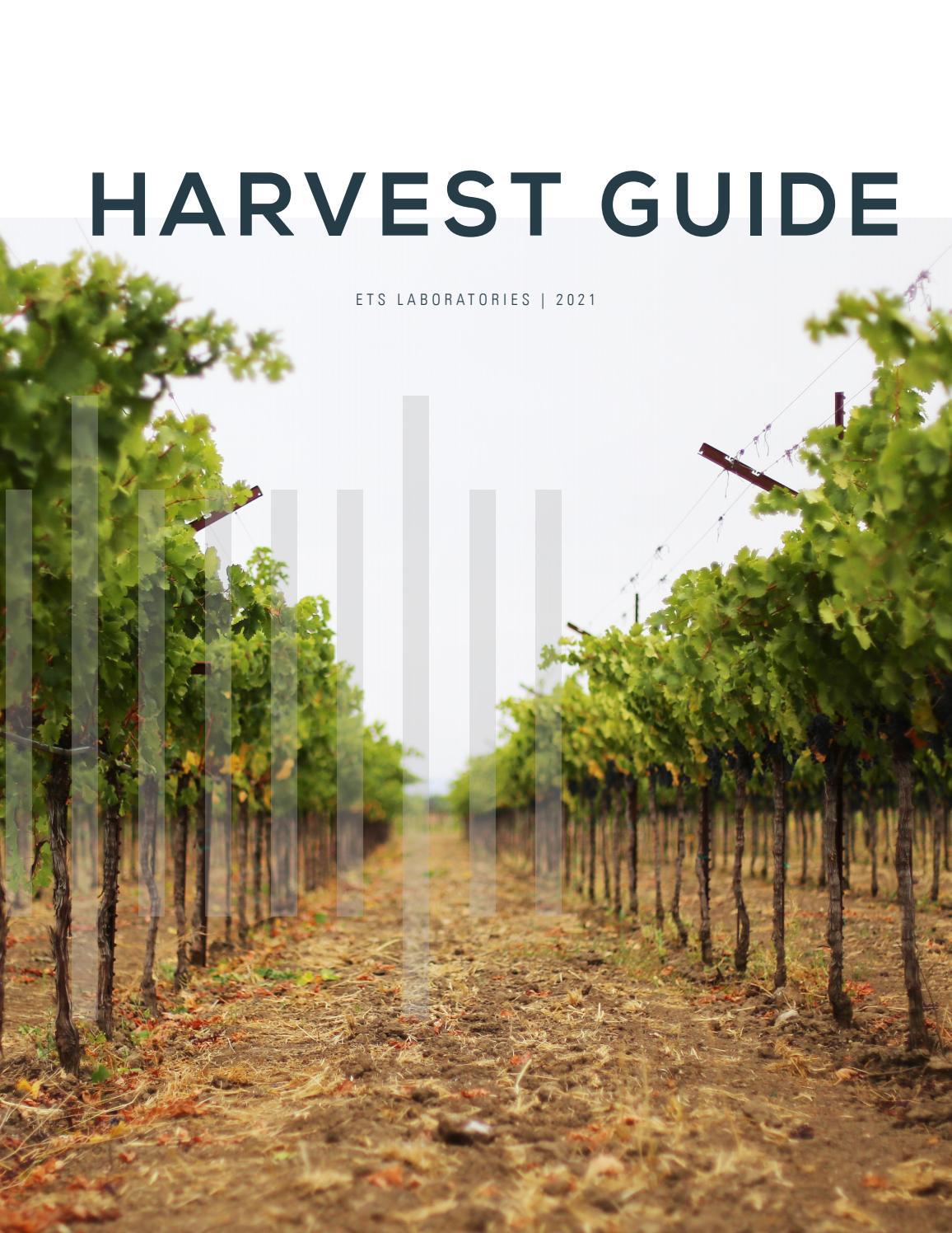 Harvest Guide 2021 by ETS Laboratories - Issuu