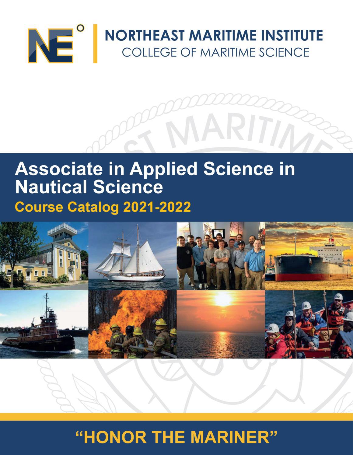 2021-22 Course Catalog by Northeast Maritime Institute - Issuu