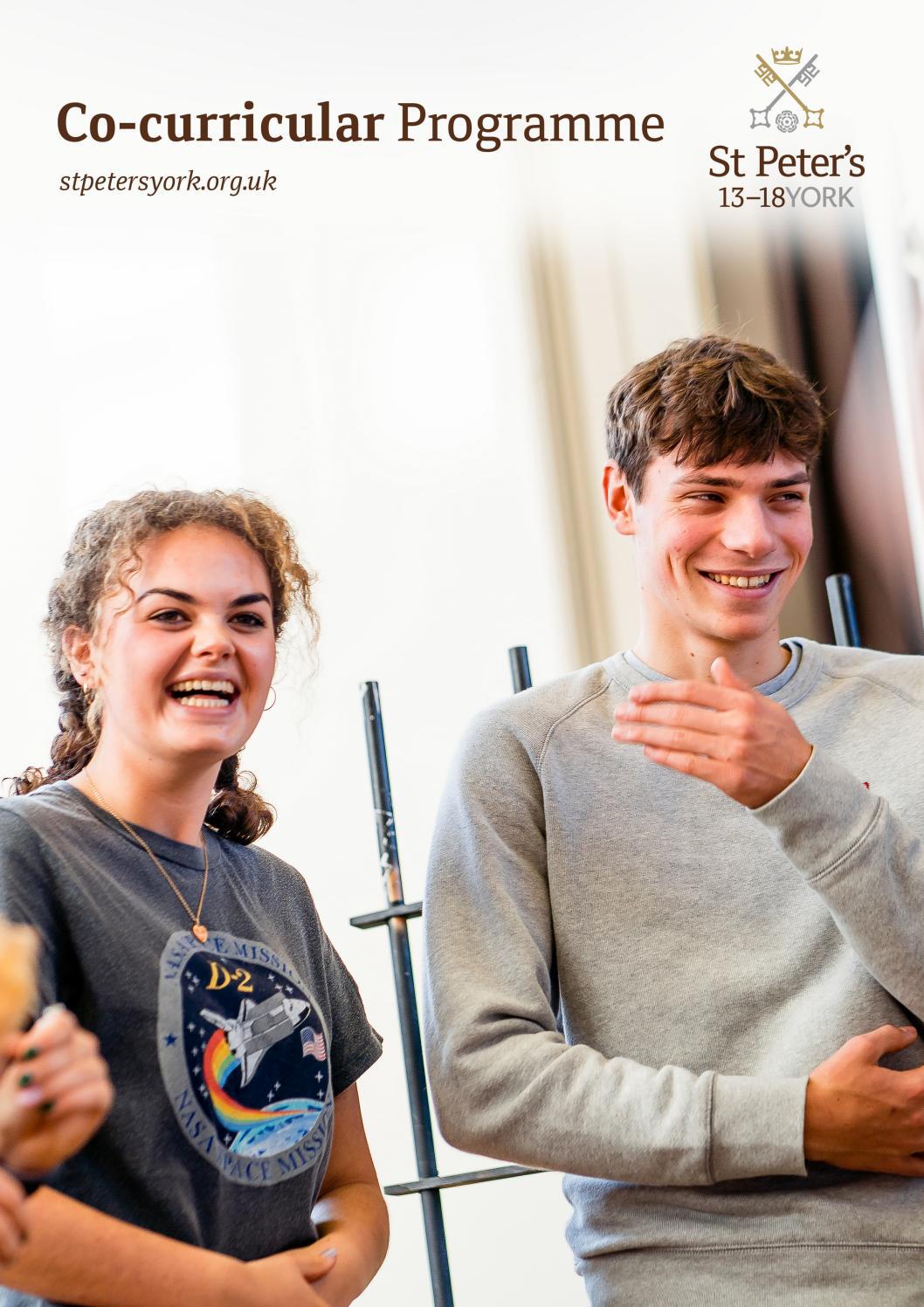 Co-curricular Booklet by StPetersYork - Issuu