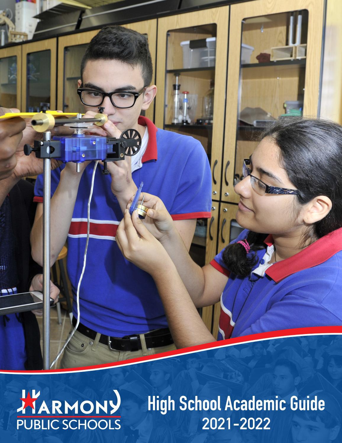 Harmony Public Schools High School Handbook 2021-22 by Harmony Public Schools - Issuu