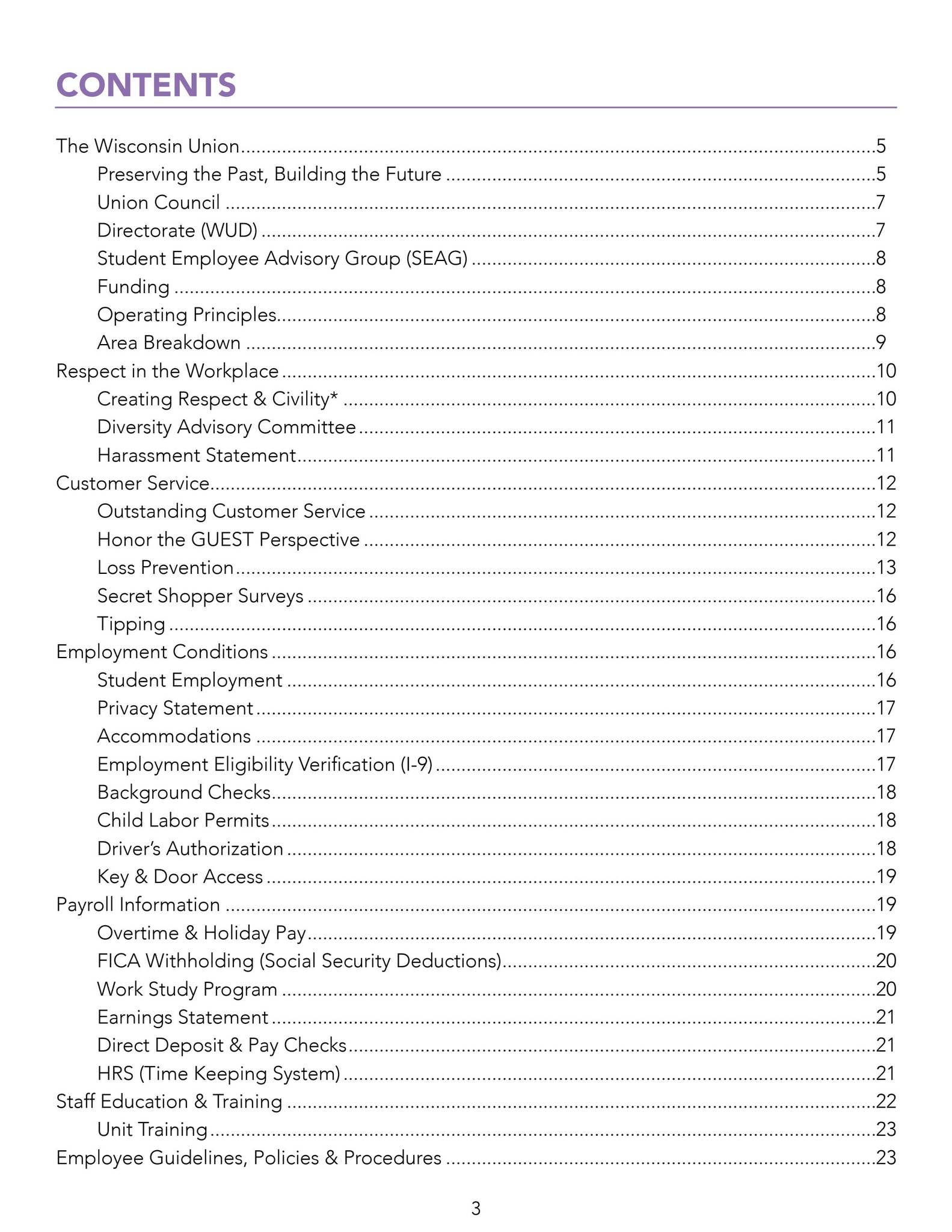 Student Employee Handbook by Wisconsin Union - Issuu