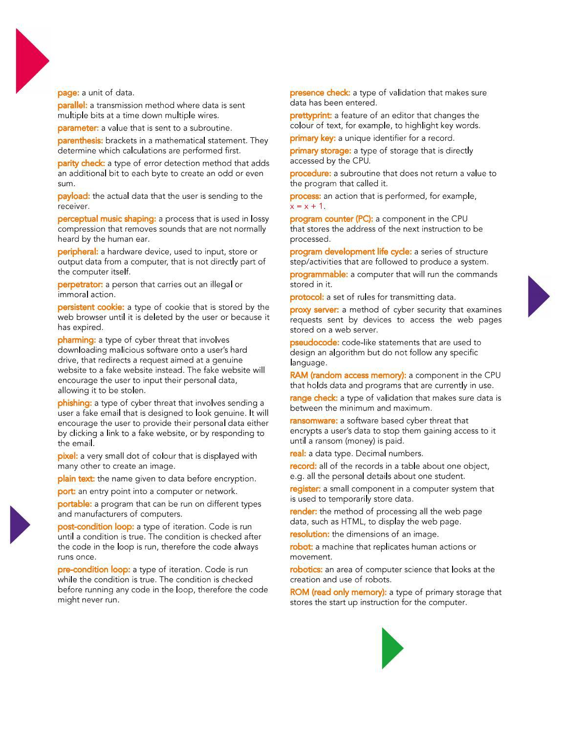 Cambridge IGCSE™ & O Level Computer Science Glossary by Cambridge ...