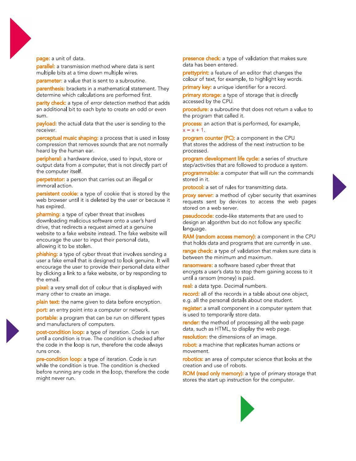 Cambridge IGCSE™ & O Level Computer Science Glossary by Cambridge ...