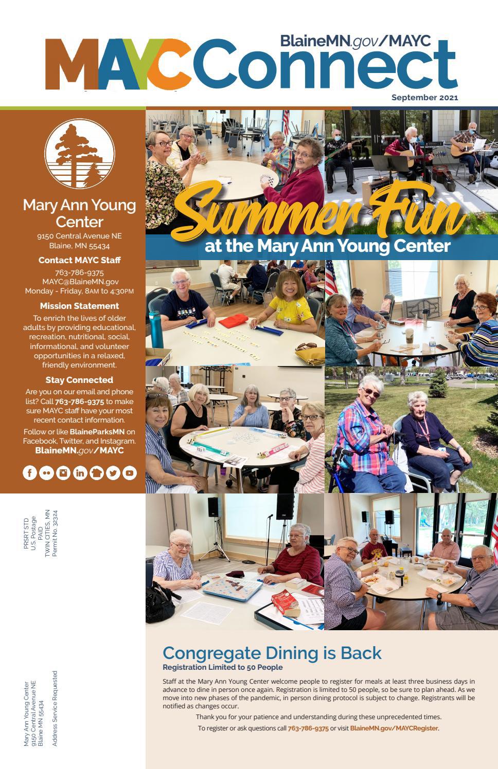 MAYC Connect - September 2021 by City of Blaine - Issuu