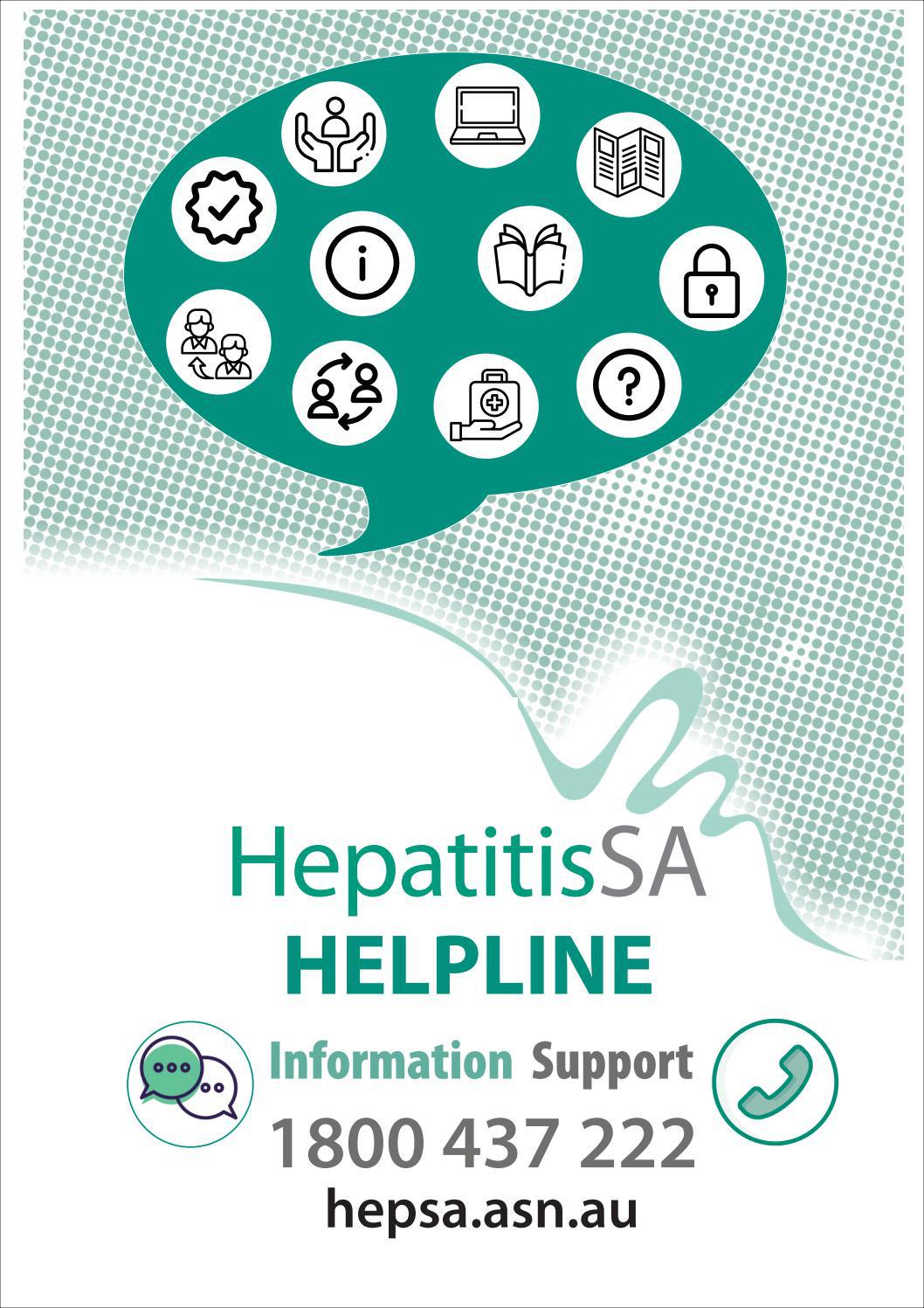 Hepatitis SA Helpline Poster by Hepatitis SA - Issuu