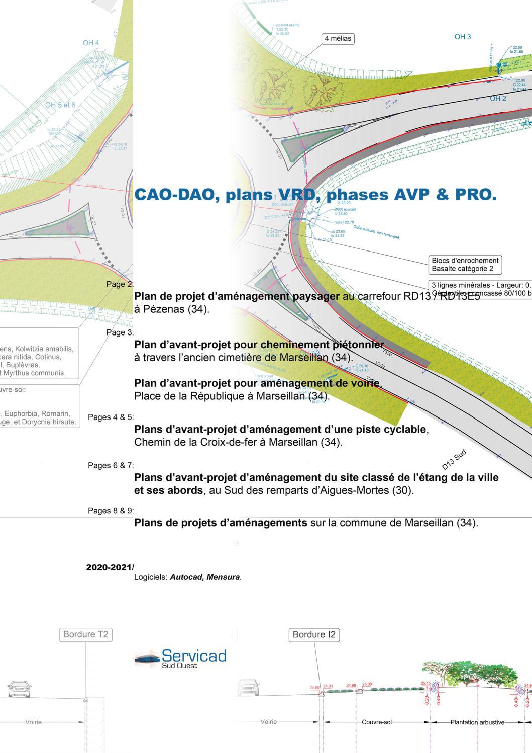 CAO-DAO_ Plans VRD, phases AVP & PRO. by Renaud Bec - Issuu