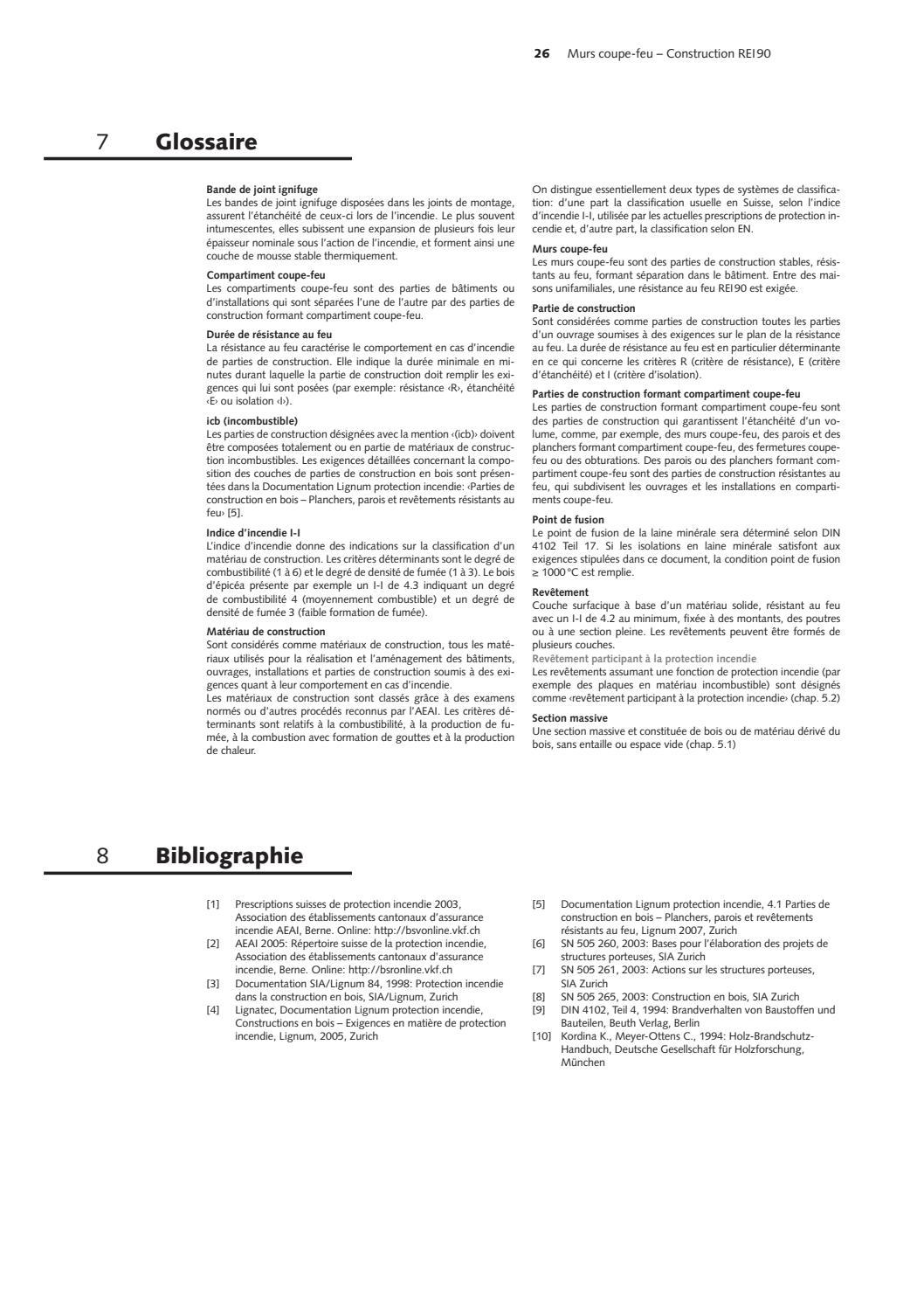 Murs coupe-feu – Construction REI 90, PPI 2003 by Lignum - Issuu
